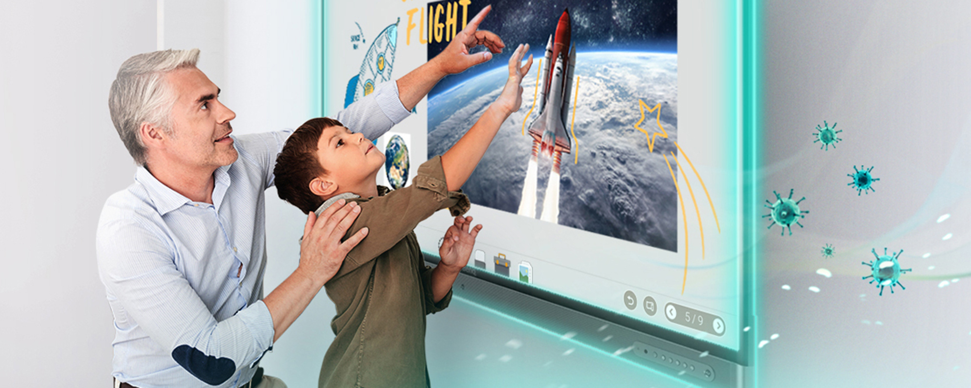 Monitor interattivi antibatterici - Innovation for Education